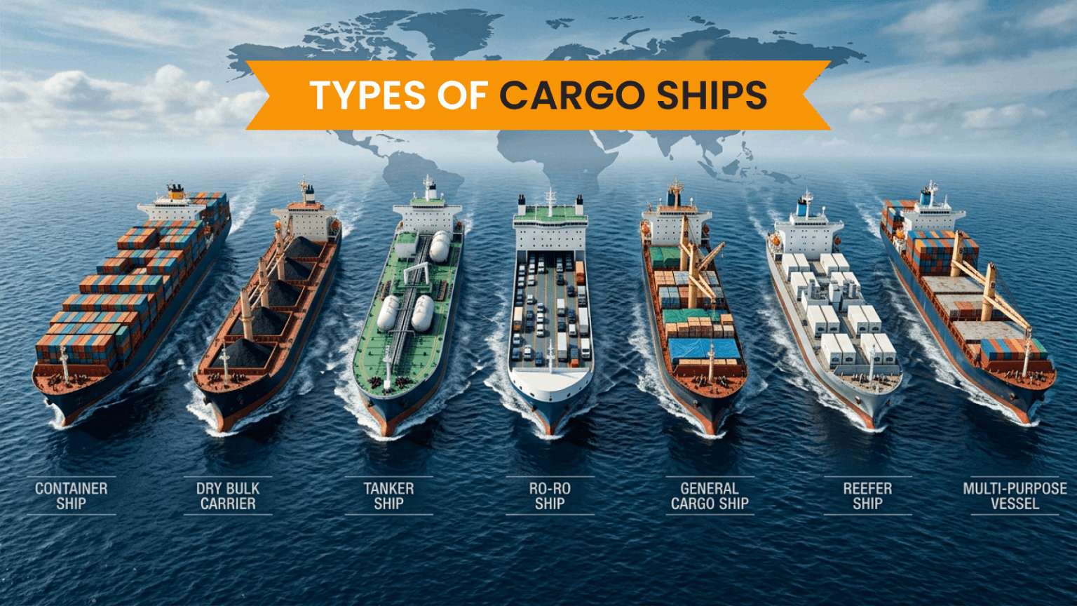 Types of Cargo Ships | Complete Guide to Cargo Vessels